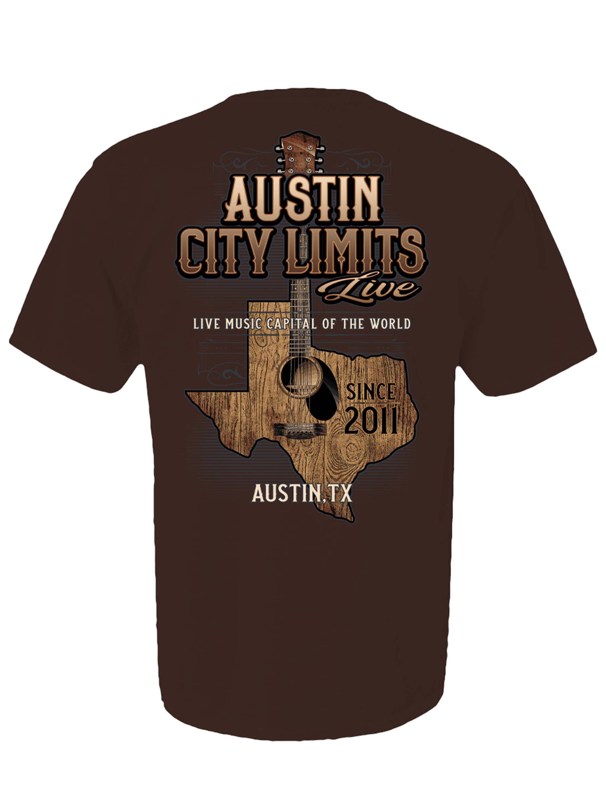 ACL Live Texas State Guitar T-Shirt - OpryShop