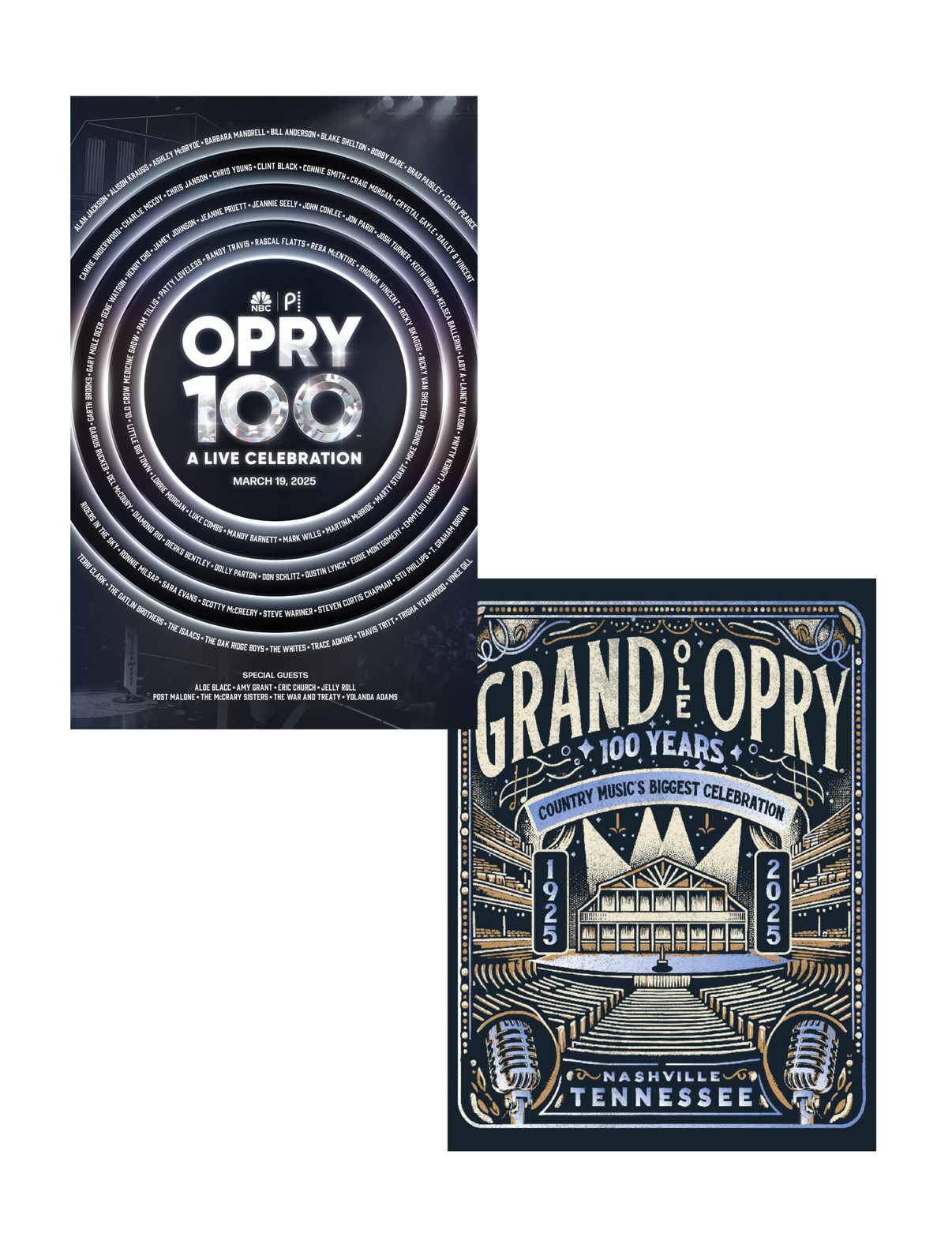 Opry 100 NBC Milestone Poster Bundle - OpryShop