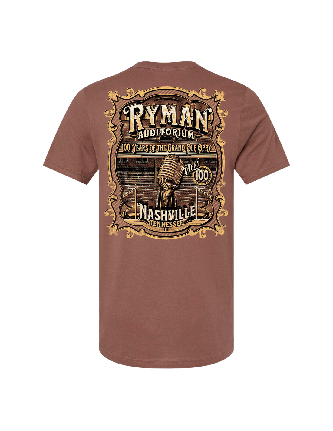 Ryman Opry 100 Microphone T-Shirt - OpryShop